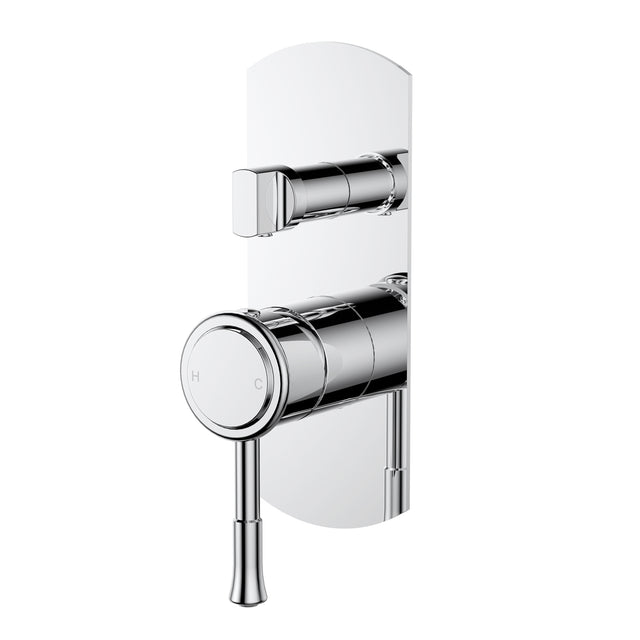 Modern National - Montpellier Shower Diverter Mixer - MON009BM | 2Magpies