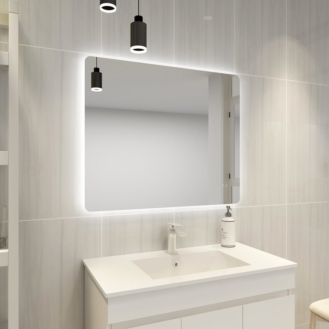 Poseidon - Backlit Rectangle Bathroom LED Mirror 1200*800 MM – 2Magpies