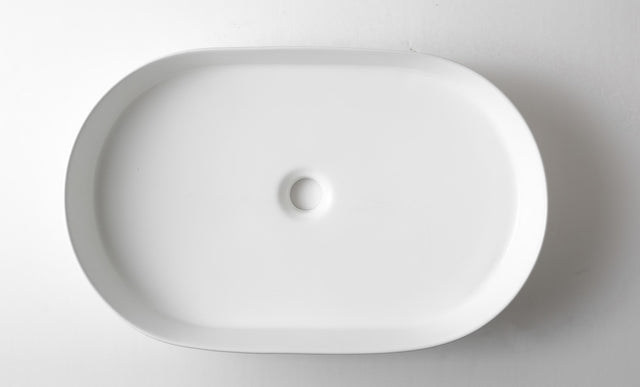 Claya - Ceramic Basin Matte or Gloss White-Pill Fluted - CLA-03-M ...